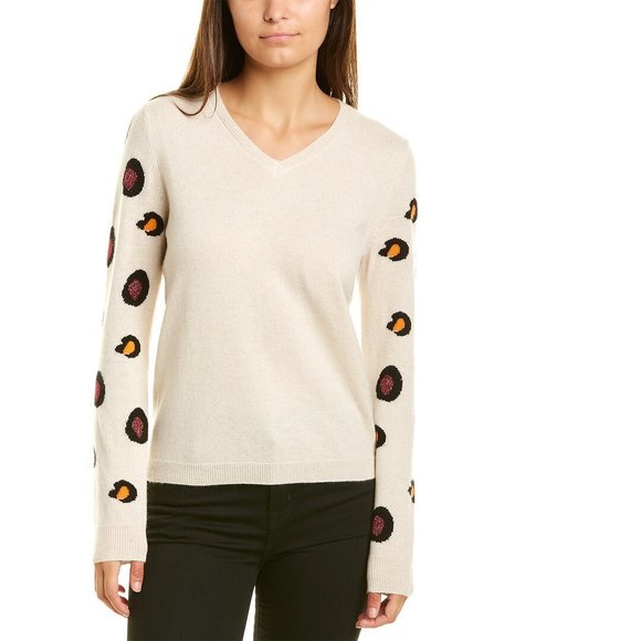 KIER + J | Sweaters | Kierj Leopard Print Cashmere Sweater | Poshmark